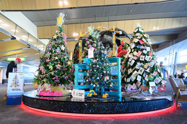 Cystic Fibrosis Christmas Tree festival kicks off at Wellington Airport